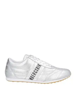 BIKKEMBERGS Soft Leather Sneakers - Silver