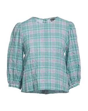 Bimba Y Lola Checked Weave Top - Blue