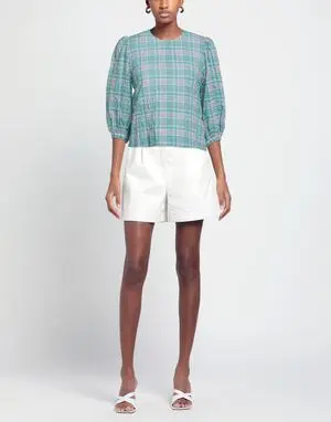 Bimba Y Lola Checked Weave Top - Blue