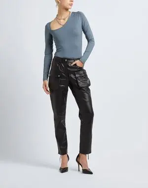 8 BY YOOX Asymmetrical Cut-out Bodysuit - Grey