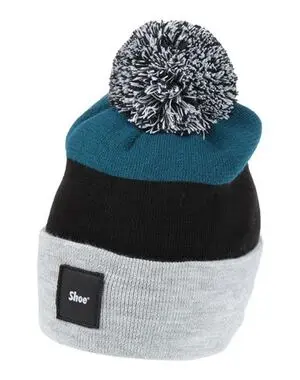 SHOE Striped Knit Beanie - Green