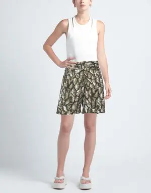 BRAND UNIQUE Military Cotton Bermuda Shorts