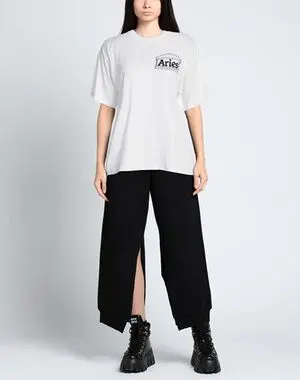 Aries T-shirt Size Cotton - White
