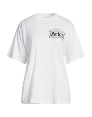 Aries T-shirt Size Cotton - White