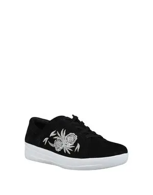 Fitflop Leather Sneakers - Black