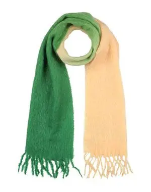 GANNI Scarf Mohair Wool, Polyamide - Green