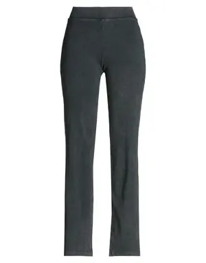 Topshop Ribbed Wide Leg Pants - Grey