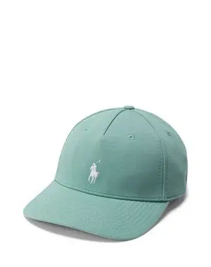 Ralph Lauren Double-knit Jacquard Ball Cap Man Hat Lilac Size Onesize Cotton, Recycled Polyester Green