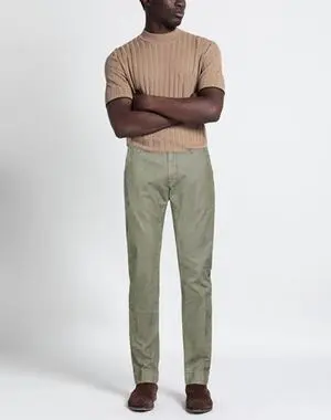 HANDPICKED Pants Size Cotton, Elastane - Sage Green