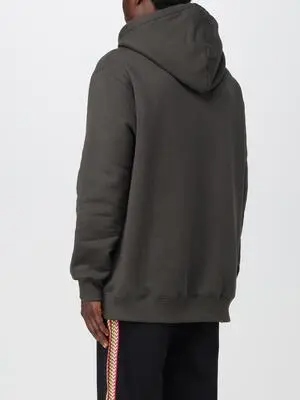 LANVIN Embroidered Logo Hoodie - Grey