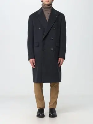 Tagliatore Tagliatore Double Breasted Coat Grey