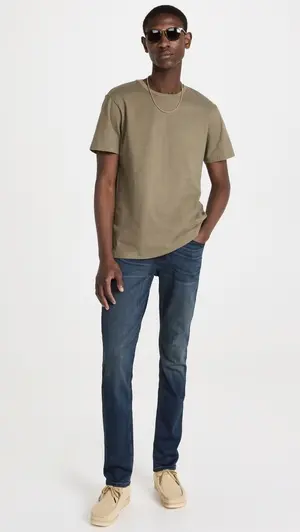 Paige Federal Transcend Slim Straight Jeans - Blakely