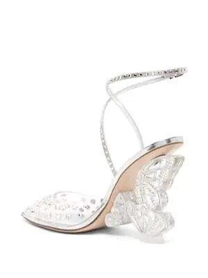 SOPHIA WEBSTER 100mm Paloma Crystal-embellished Pumps