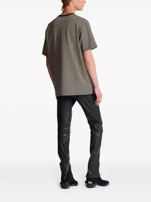 Balmain Monogram-jacquard T-shirt