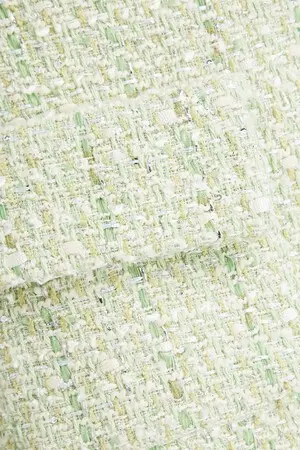 Maje Metallic Bouclé-tweed Mini Skirt