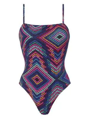 ERES Optique Printed Swimsuit - Blue