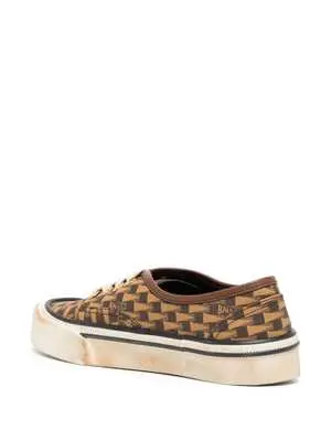 Bally Lyder Graphic-print Leather Sneakers