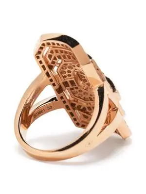 STATEMENT 18kt Rose Diamond Cocktail Ring - Gold