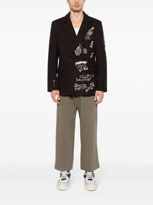 Études Studio Verneuil Embroidered-motif Blazer