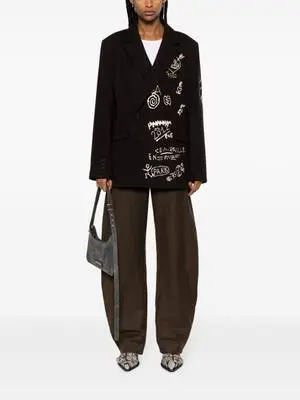 Études Studio Verneuil Embroidered-motif Blazer