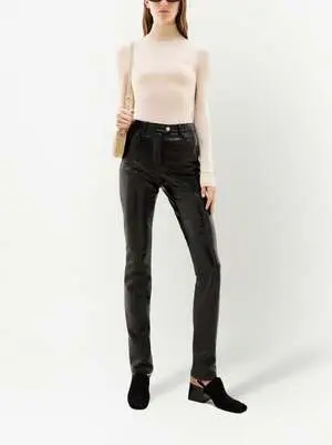 COURREGES Straight-leg Trousers - Black