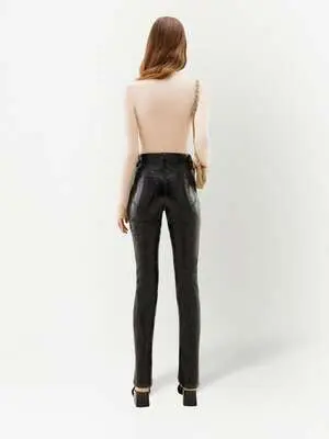 COURREGES Straight-leg Trousers - Black