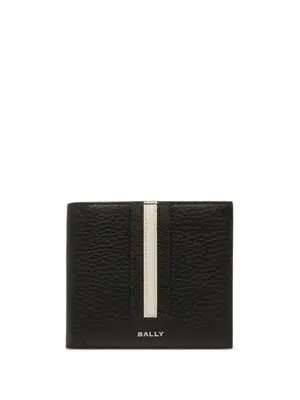 Bally Ribbon Leather Bifold Wallet - Black