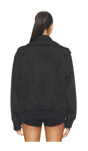 Norma Kamali Oversized Moto Jacket - Black