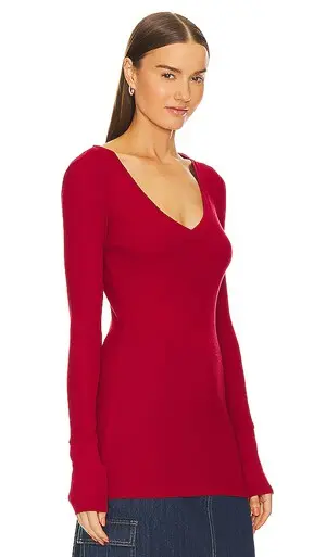 BOBI Long Sleeve Scoop Neck Tee