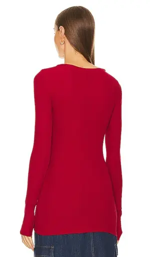 BOBI Long Sleeve Scoop Neck Tee