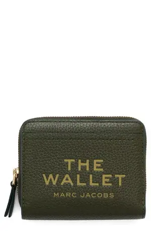 Marc Jacobs The Mini Leather Compact Wallet - Forest