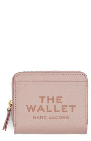 Marc Jacobs The Mini Leather Compact Wallet Rose