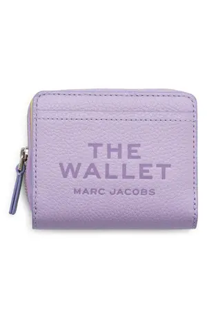 Marc Jacobs The Mini Leather Compact Wallet Wisteria