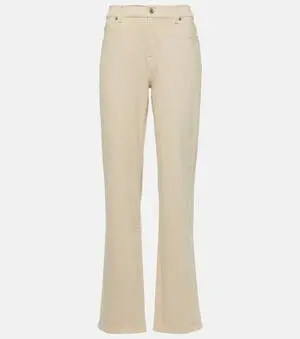 7 For All Mankind Ellie Mid-rise Straight Jeans
