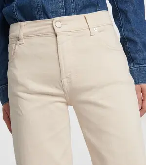 7 For All Mankind Ellie Mid-rise Straight Jeans