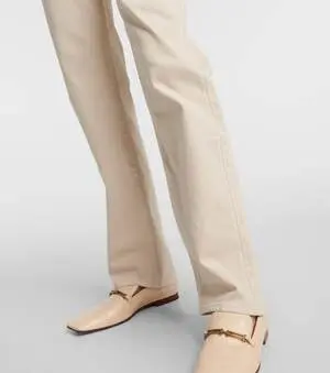 7 For All Mankind Ellie Mid-rise Straight Jeans