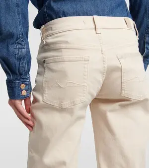 7 For All Mankind Ellie Mid-rise Straight Jeans