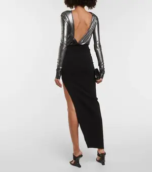 Rick Owens Asymmetric Maxi Skirt