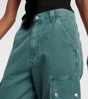 AGOLDE Vivian Strap Mid-rise Wide-leg Jeans