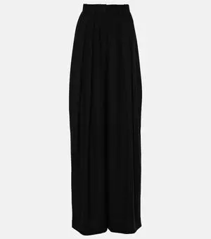 MONOT Mônot Pleated Crêpe Wide-leg Pants