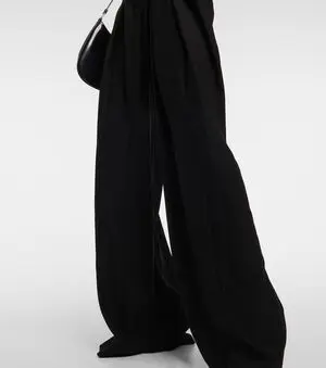MONOT Mônot Pleated Crêpe Wide-leg Pants