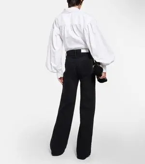 RE/DONE 70s Ultra High-rise Wide-leg Jeans - Black