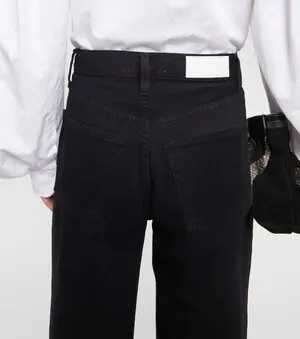 RE/DONE 70s Ultra High-rise Wide-leg Jeans - Black