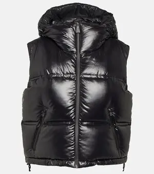 Aztech Mountain Aztech Mountain Snowbird Cropped Down Vest Black