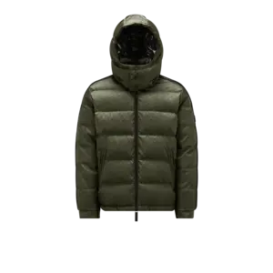 Moncler X Adidas Originals Alpbach Short Down Jacket - Green