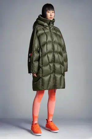 Moncler X Adidas Originals Bonneval Long Down Jacket - Green