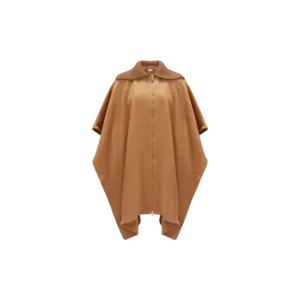 Moncler Wool Felt Cape - Beige