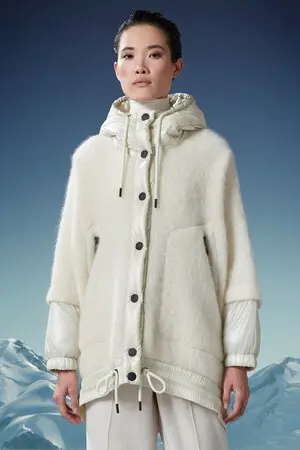 Moncler Mohair, Wool & Alpaca Cape