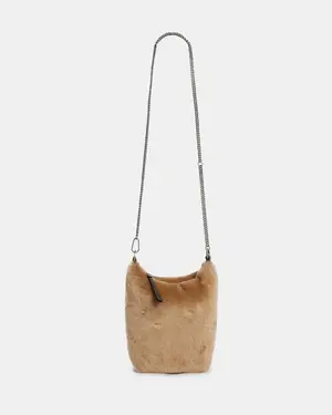 ALLSAINTS Evaline Shearling Crossbody Bag
