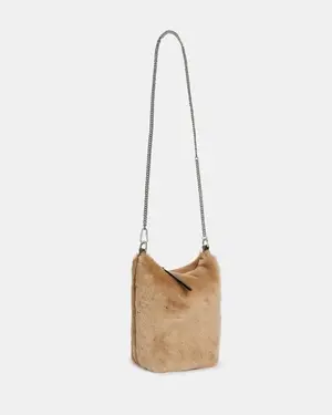 ALLSAINTS Evaline Shearling Crossbody Bag